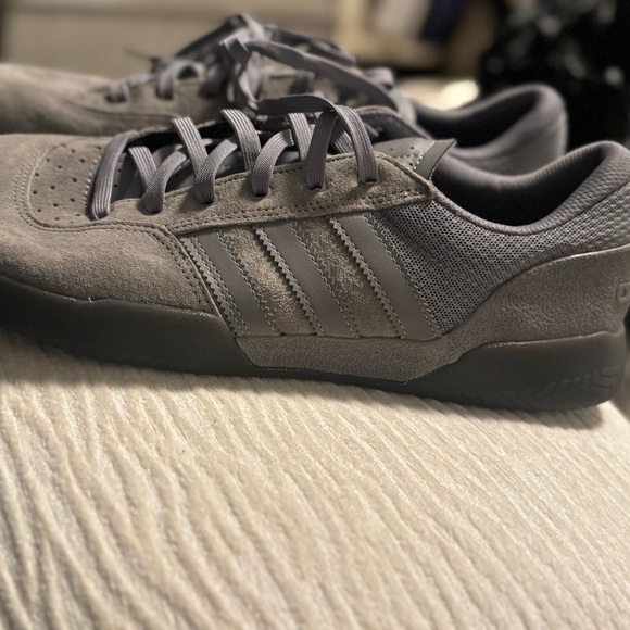 adidas | Shoes | Adidas Gray Sneakers Sleek Minimalist Design | Poshmark